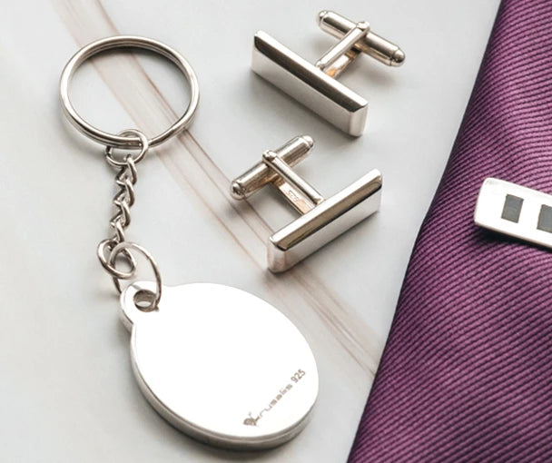 Sterling Silver Keychains - All Silver Gifts