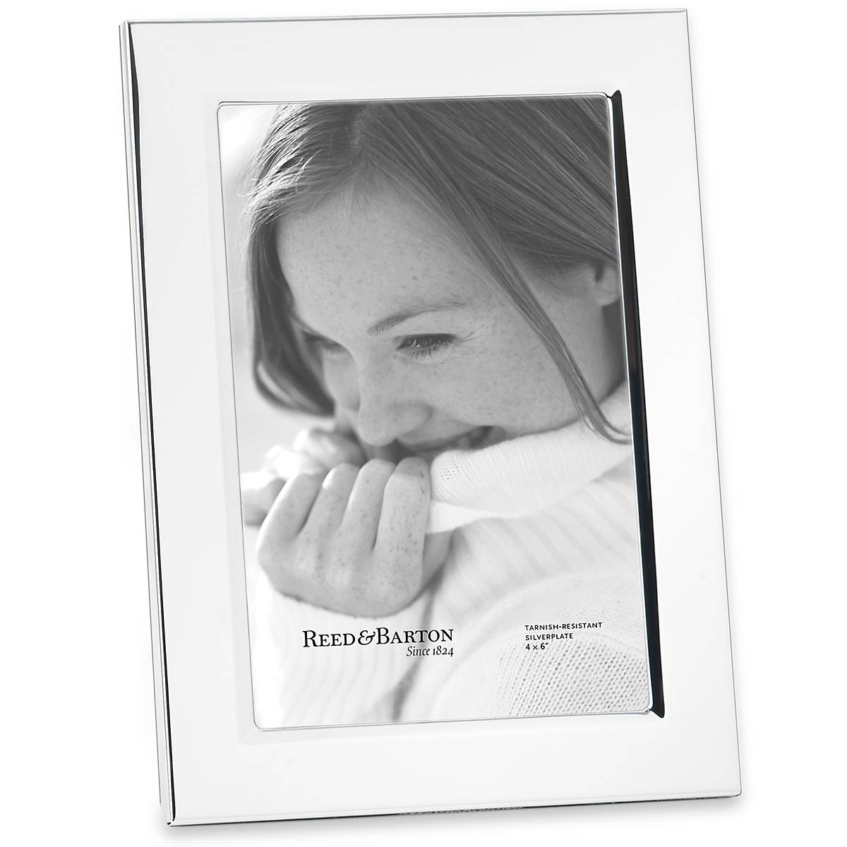 Reed and Barton Classic Silverplate 4" x 6" Frame– All Silver Gifts