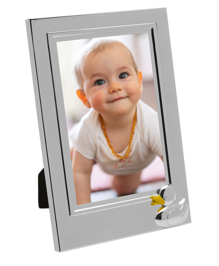 Wallace Duck Silver-plate 4X6 Picture Frame - All Silver Gifts