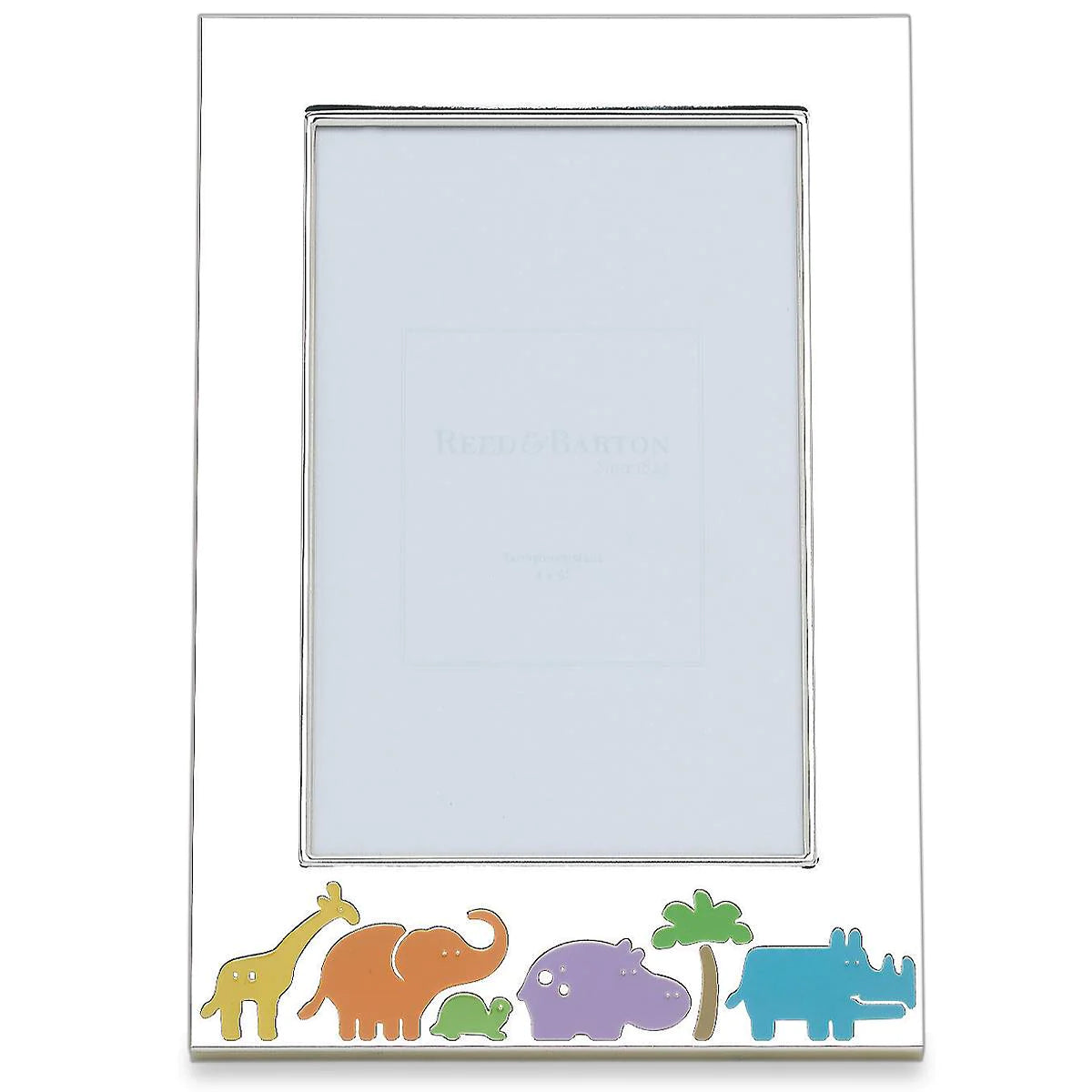 Reed and Barton Jungle Parade Silverplate 4" x 6" Frame– All Silver Gifts