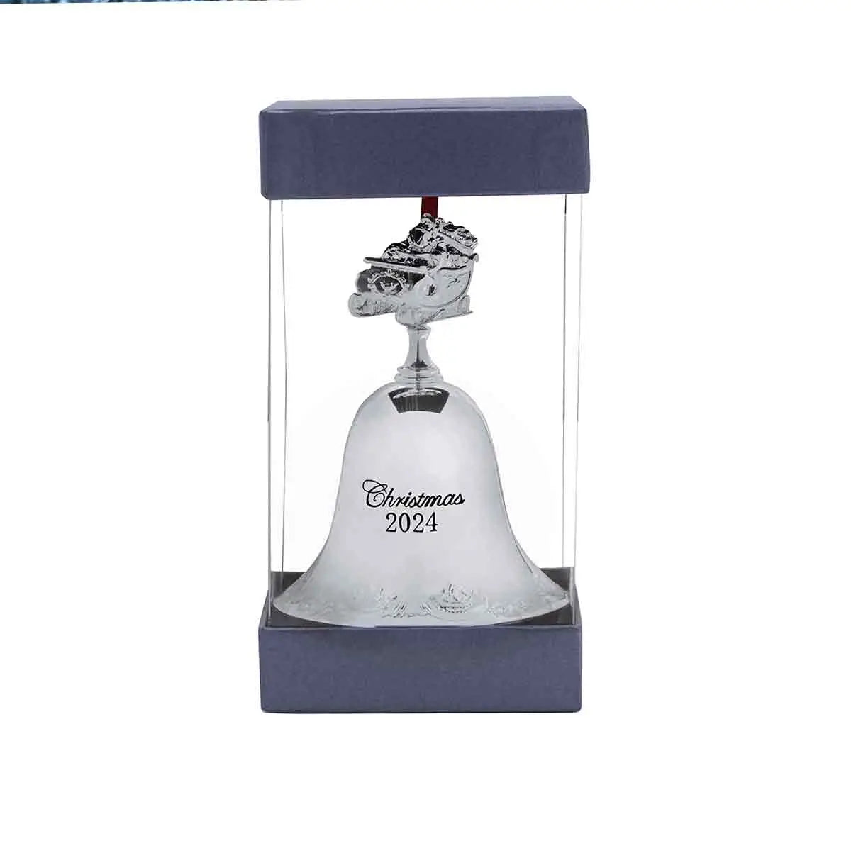 Wallace 2024 Silver-plate Grande Baroque Bell Ornament - 30th Edition ...