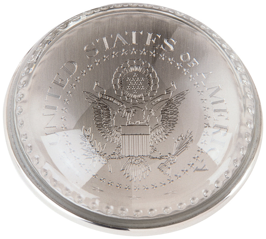 Glass Dome Paperweight - Custom Text Engraving– All Silver Gifts