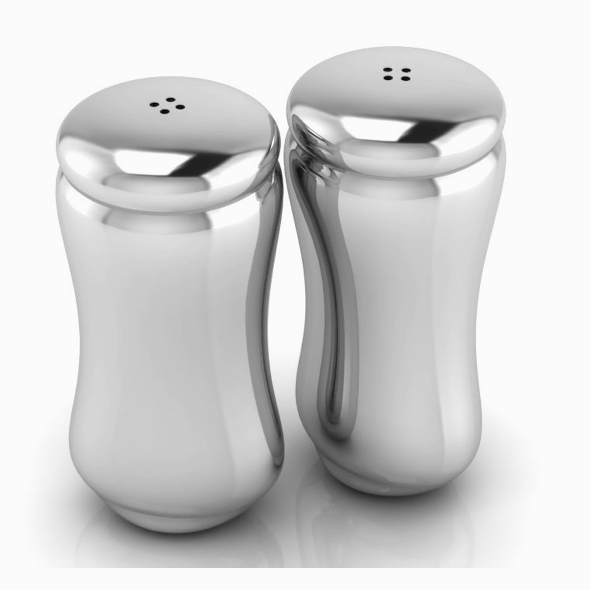 Classic Sterling Silver Salt & Pepper Set by Krysaliis - All Silver Gifts