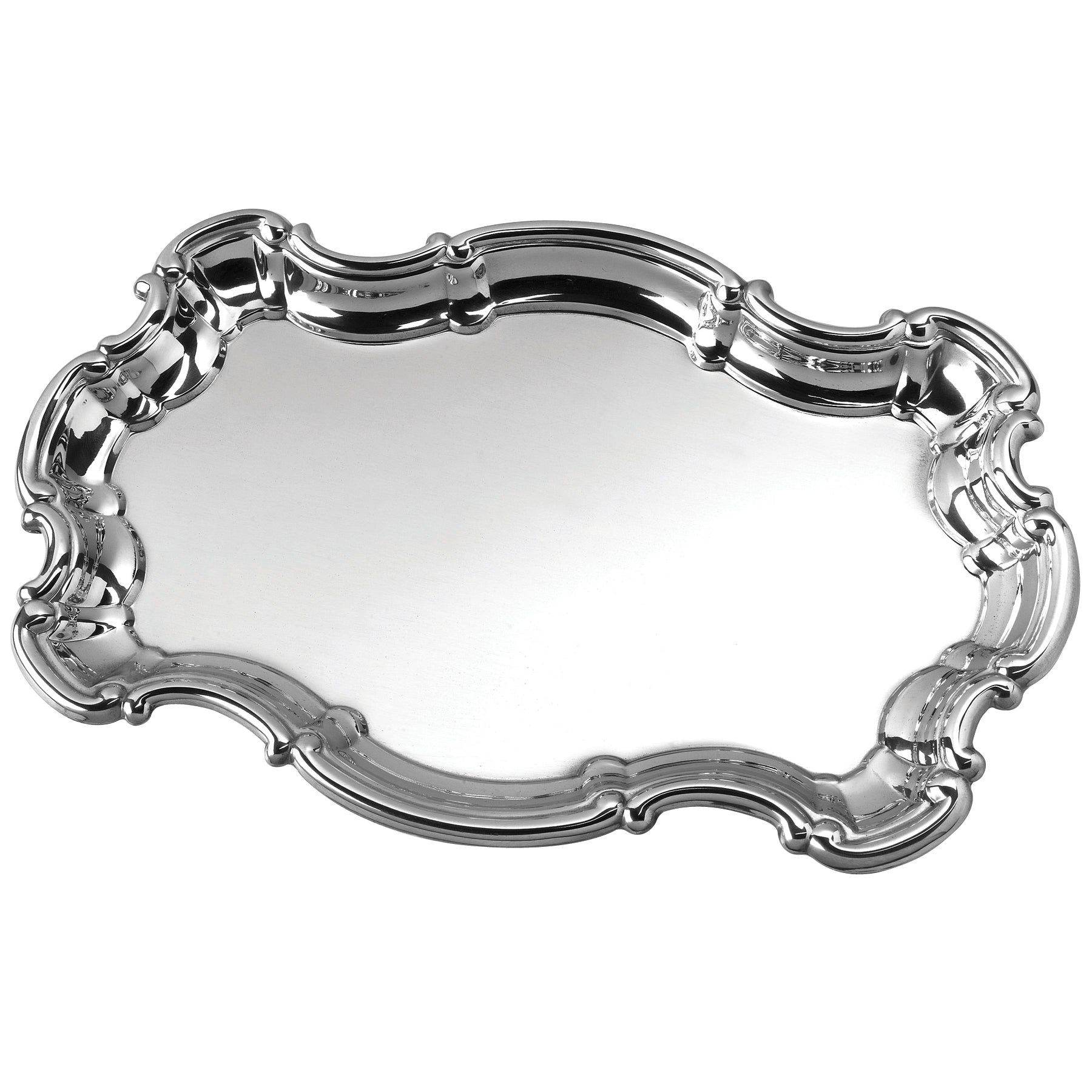 Salisbury Chippendale Sterling Silver Tray, 9″– All Silver Gifts