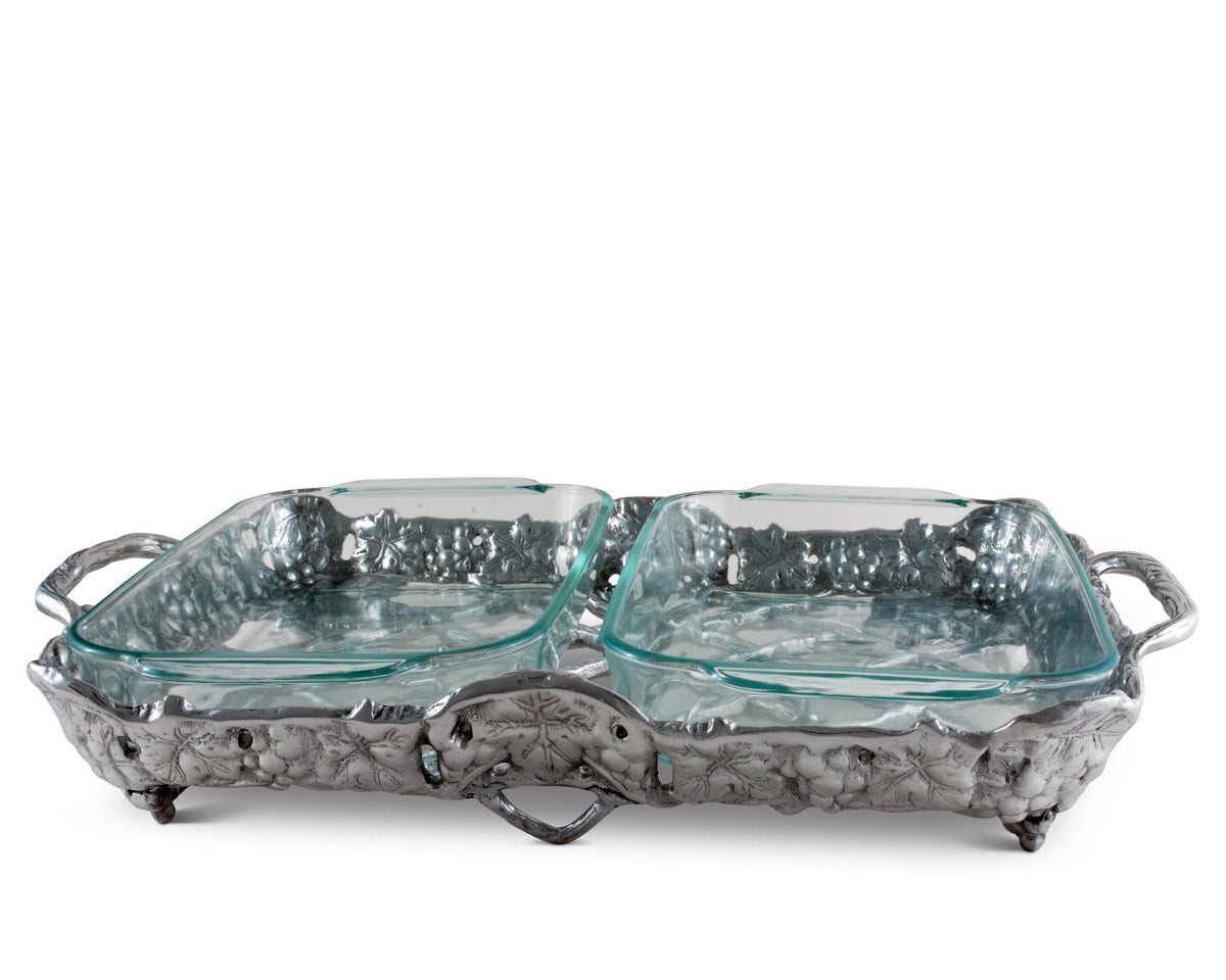 Arthur Court Grape Pyrex Holder 2qt– All Silver Gifts